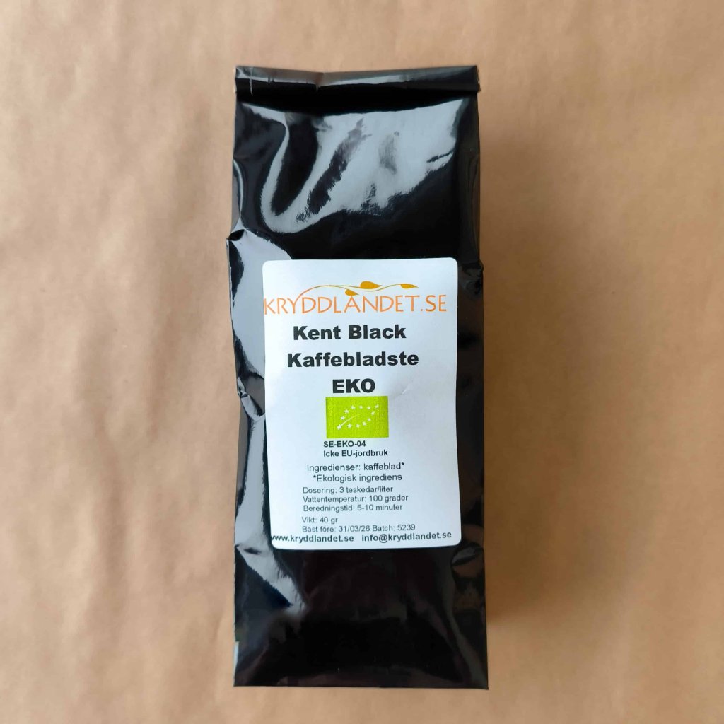 Kent Black - Kaffebladste - EKO - Ekologiskt Te - Te & Varm Dryck ...